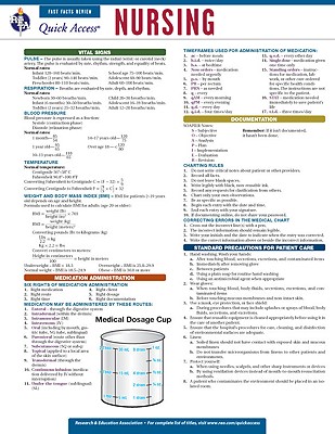 Nursing - REA's Quick Access Reference Chart (Quick Access Reference ...